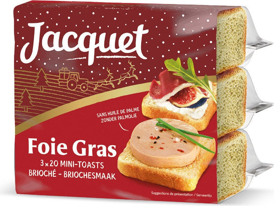 foie-gras toasts bread 255g\jacquet (#122410) – Le Petit Depot