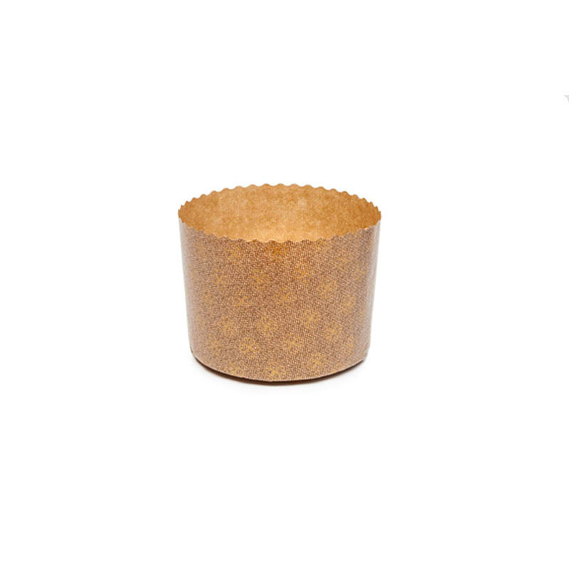 panettone paper mould gold 165x135mm 10pc (#67275) – Le Petit Depot